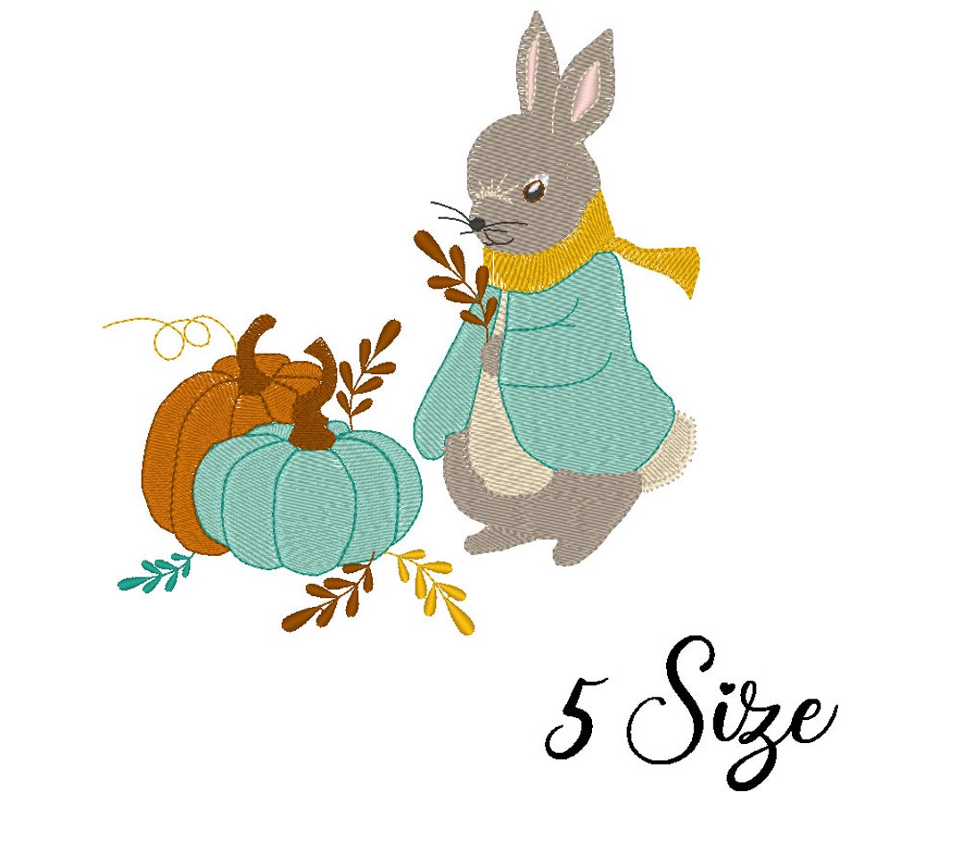Peter Rabbit Autumn Embroidery Pattern File , Create Your Own ...