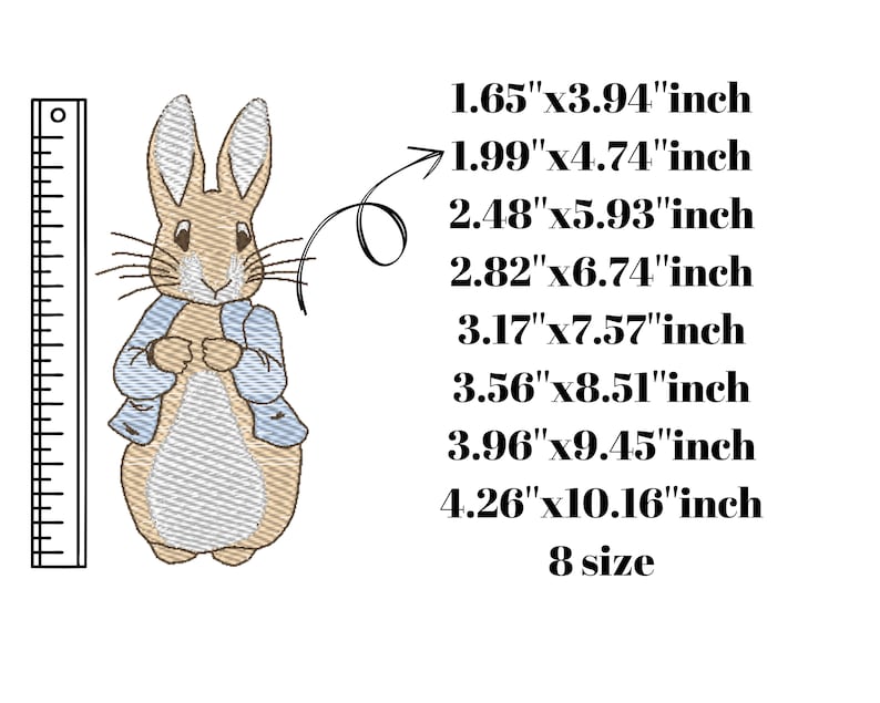 The Tale of Peter Rabbit Embroidery Machine Pattern - Etsy