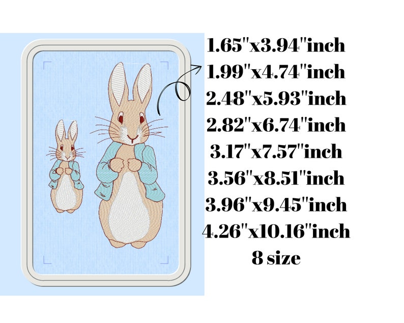 The Tale of Peter Rabbit Embroidery Machine Pattern - Etsy