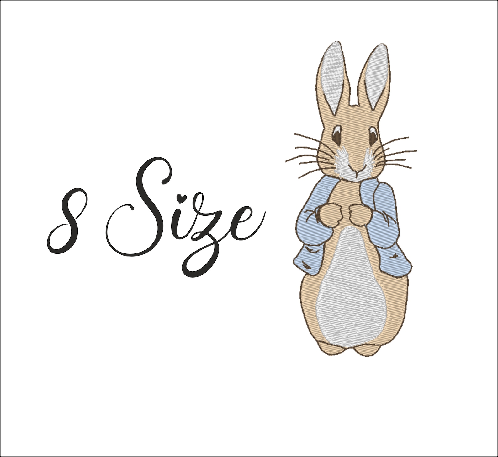The Tale of Peter Rabbit Embroidery Machine Pattern File,cottontail ...