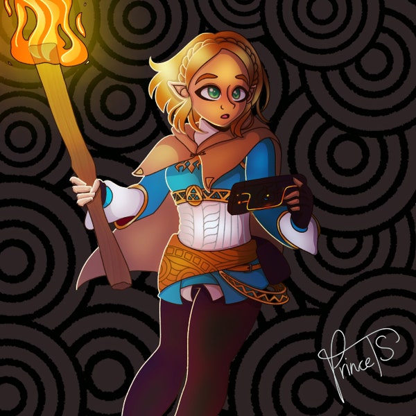 Botw Totk Fan Art - Etsy