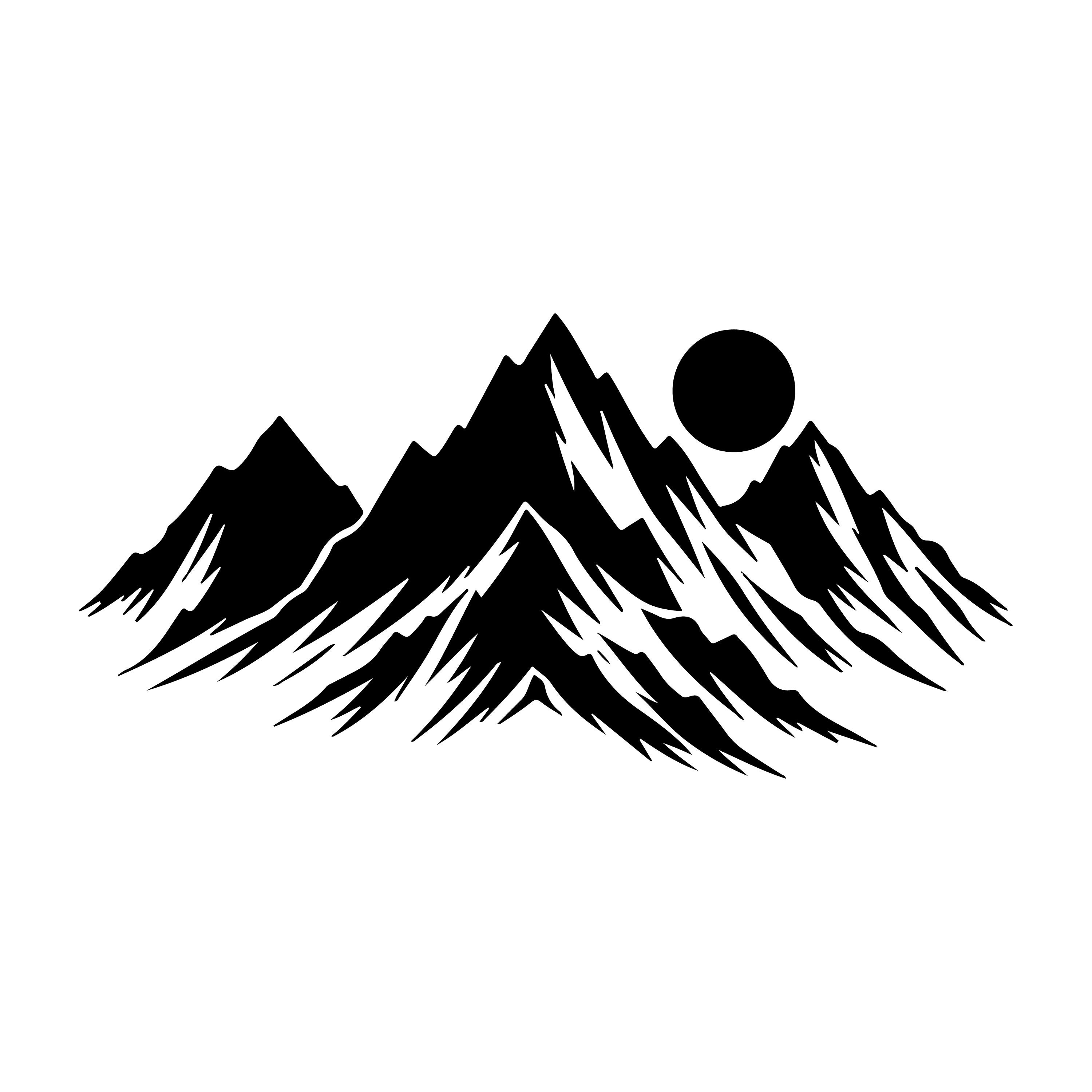 Mountains and Wildlife Svg Bundle, Outdoors Svg, Hiking Svg, Bear Svg ...