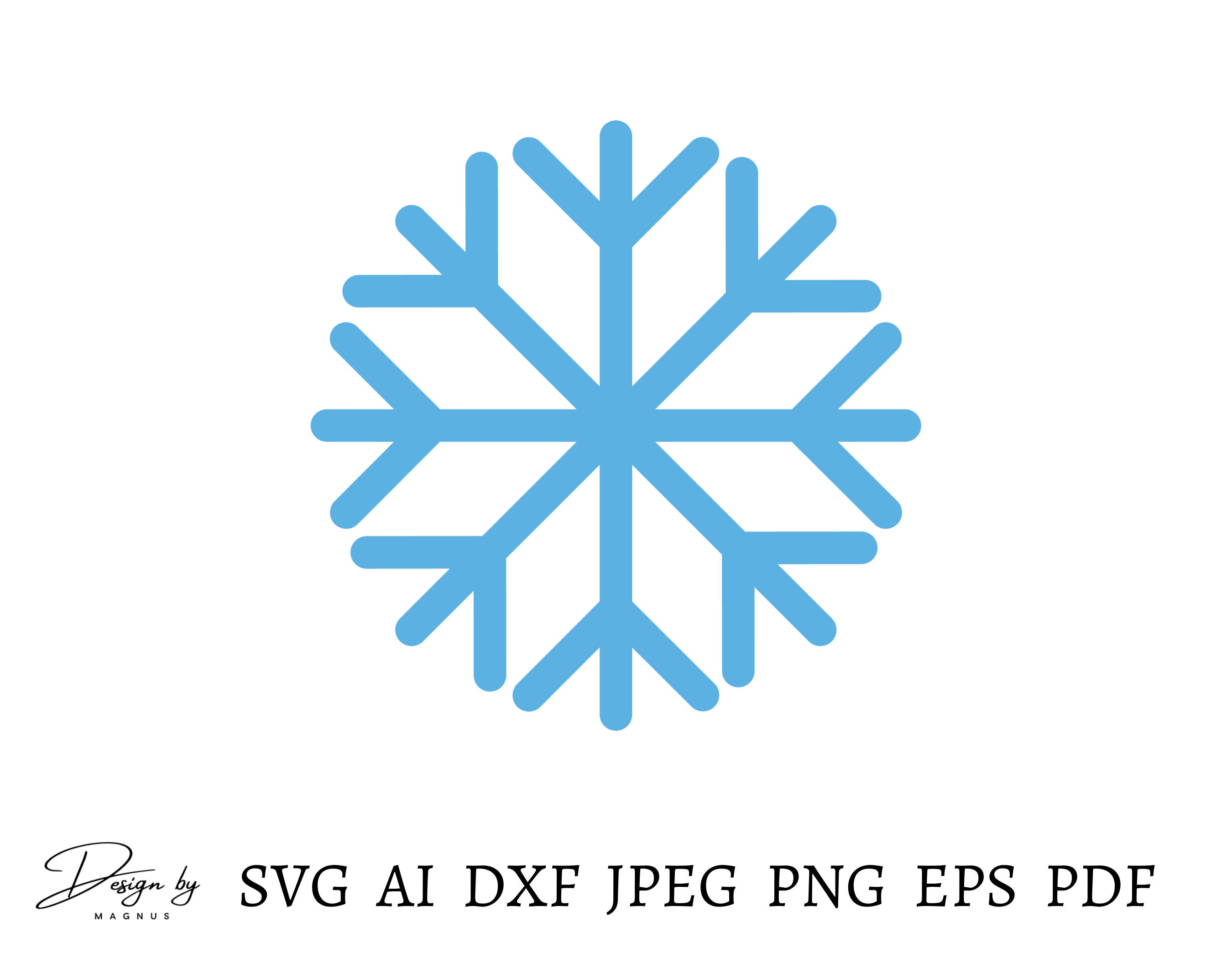 Snowflake Svg File, Snowflake Png, Snow Crystal Cut File for Cricut ...