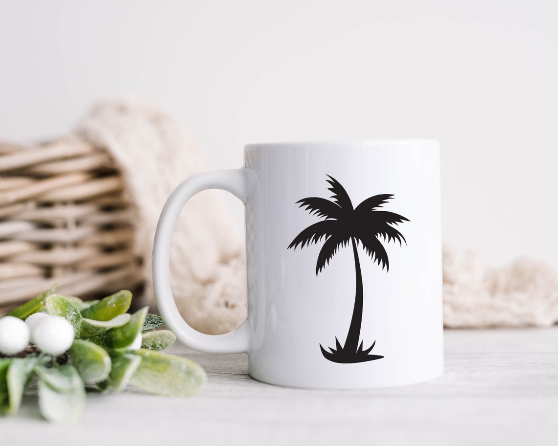 Palm Tree SVG, Palm Tree Vector File, Silhouette, Palm Tree Eps, Palm ...