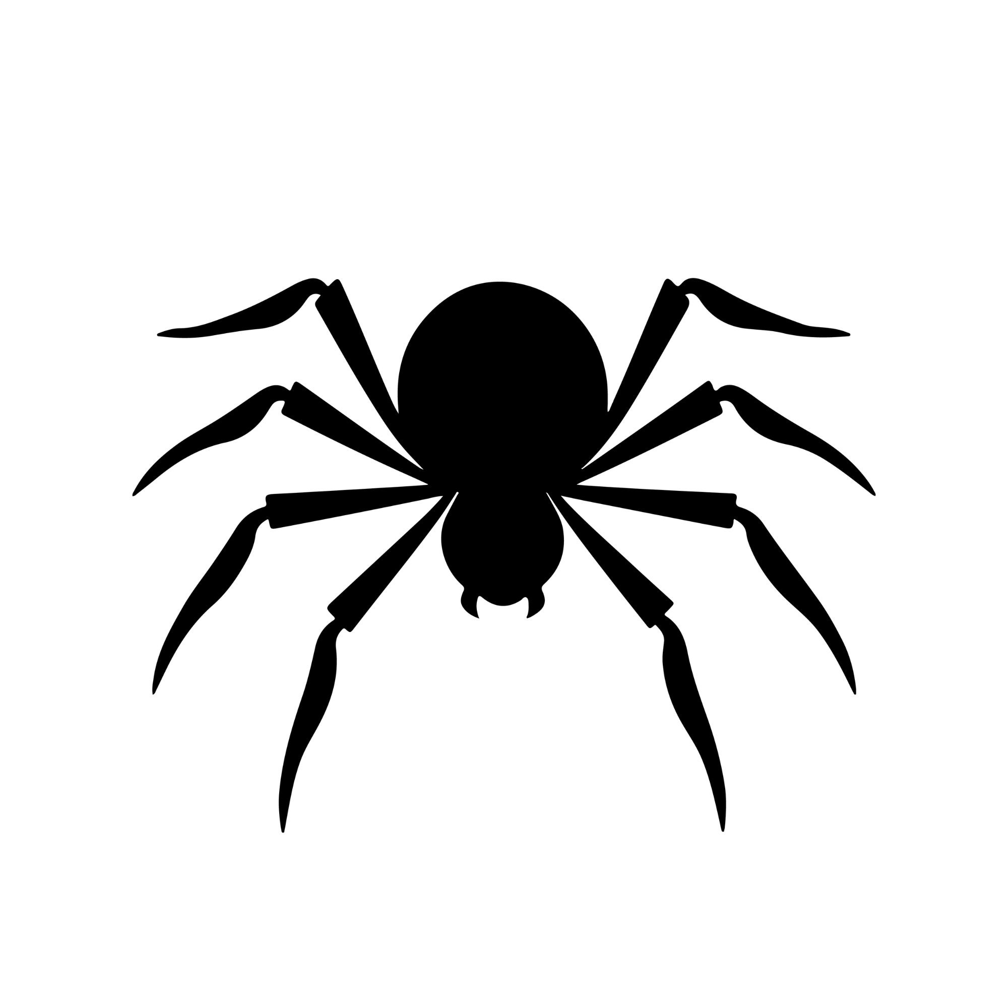 Spider Svg, Spider Silhouette, Halloween Design, Halloween Spider Clip ...