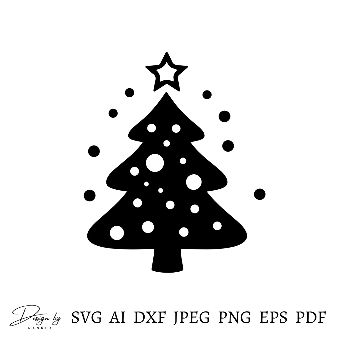 Sapin de Noël Svg, Clipart de sapin de Noël, Noël fichier Png, fichier ...