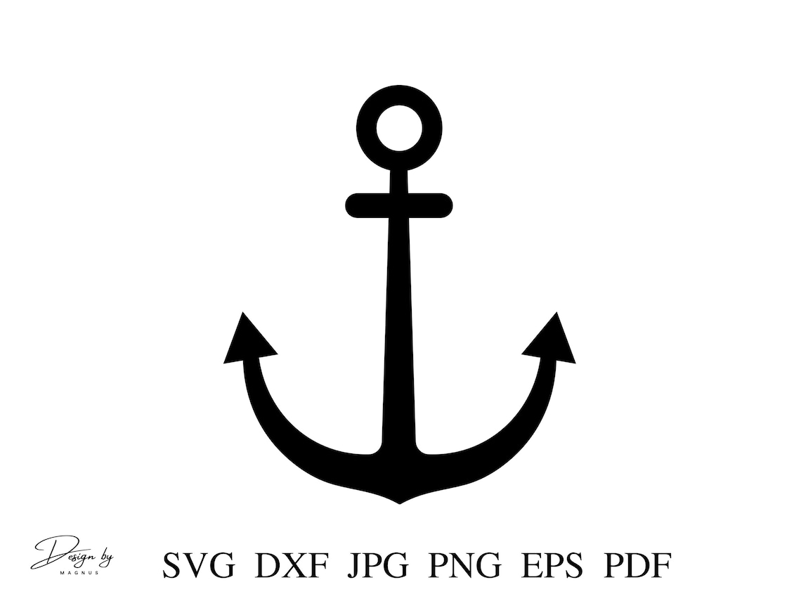Anchor Svg, Anchor Vector File, Svg, Png, Dxf, Pdf, Jpeg, Svg, Anchor ...