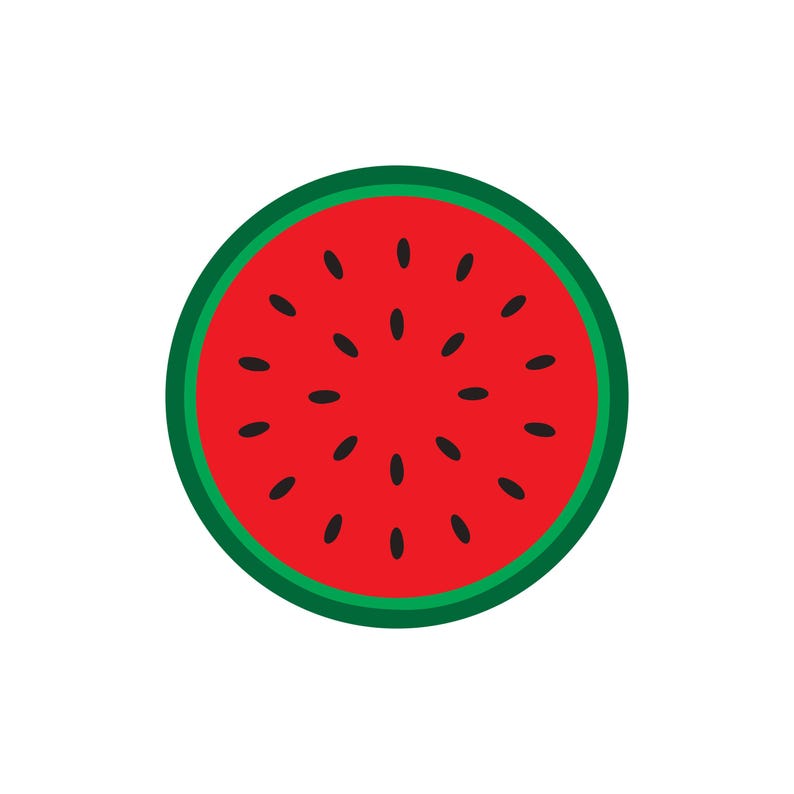 Watermelon Svg Bundle 5 Designs, Layered Watermelon Slices Svg ...