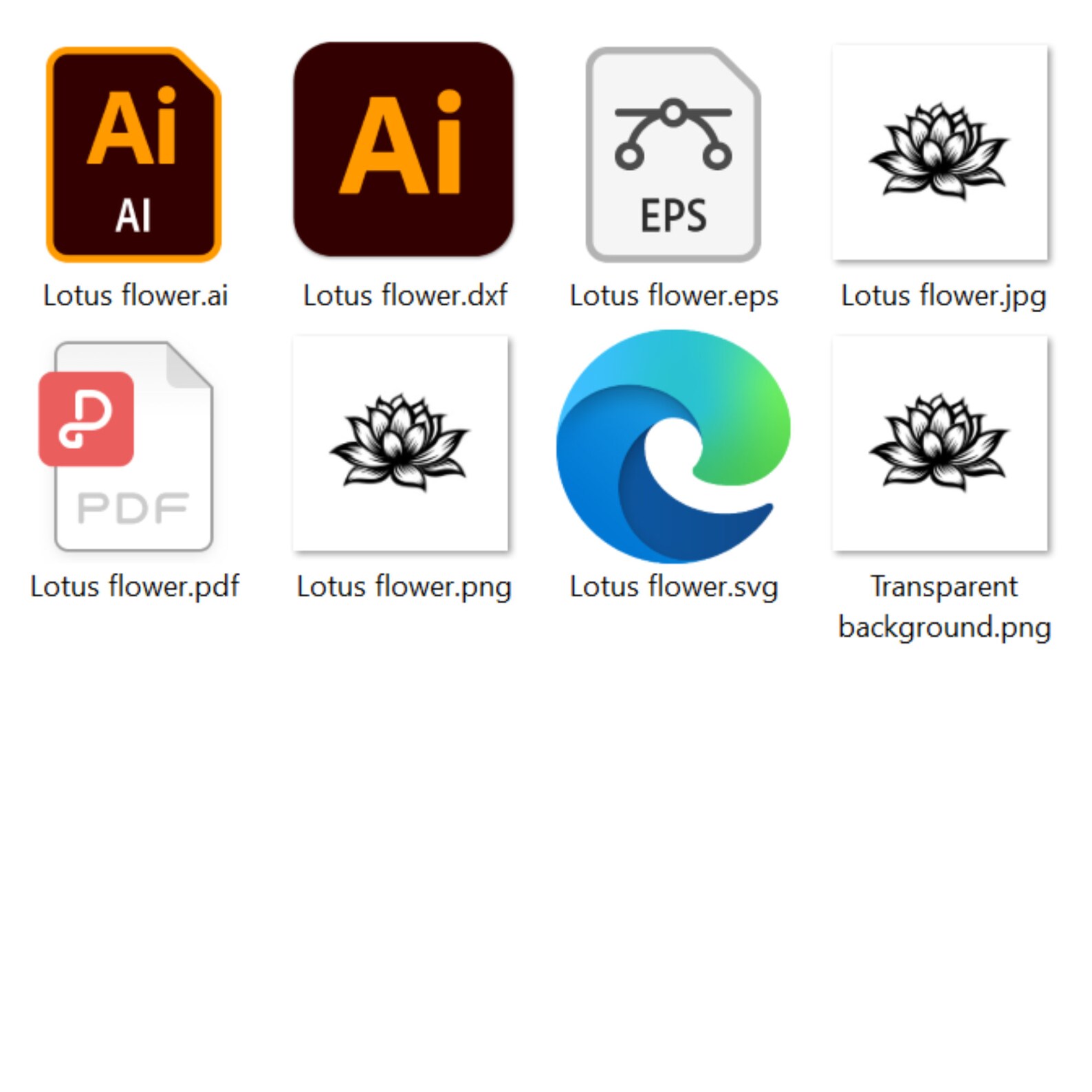 Lotus Flower Svg, Lotus Png, Lotus Flower Art, Lotus Flower Cut File ...