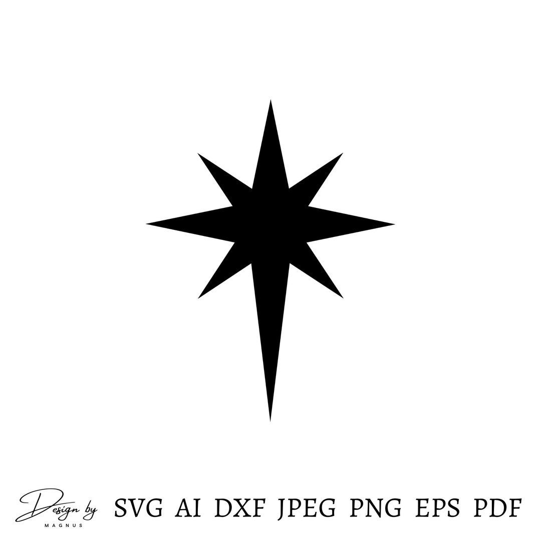 Nativity Star Design, Nativity Star Svg, Christmas Svg, Christmas Png ...