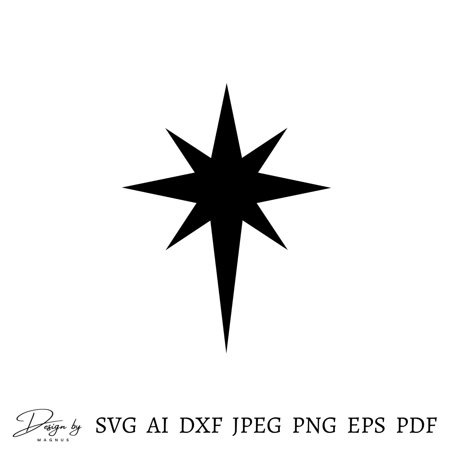 Nativity Star Design, Nativity Star Svg, Christmas Svg, Christmas Png ...