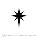 Nativity Star Design, Nativity Star Svg, Christmas Svg, Christmas Png ...