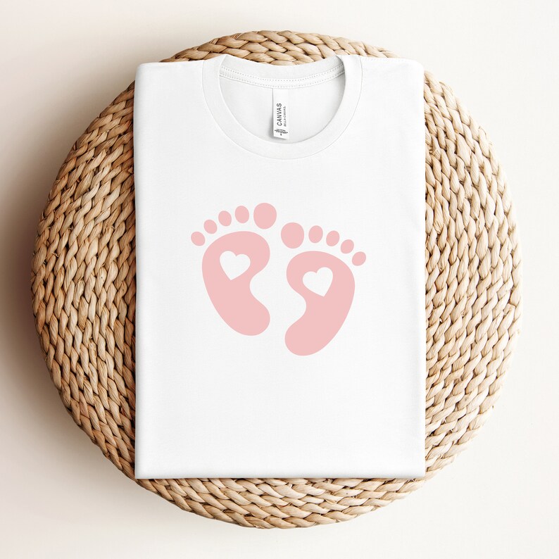 Baby Feet Svg, Blue and Pink, Baby Footprint Clipart, Baby Feet Cut ...