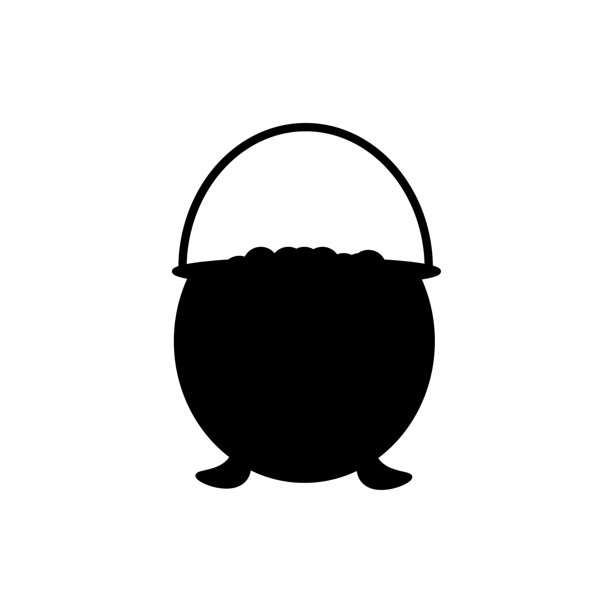 Witch Cauldron Svg, Halloween Svg, Halloween Clipart, Witch Cauldron ...