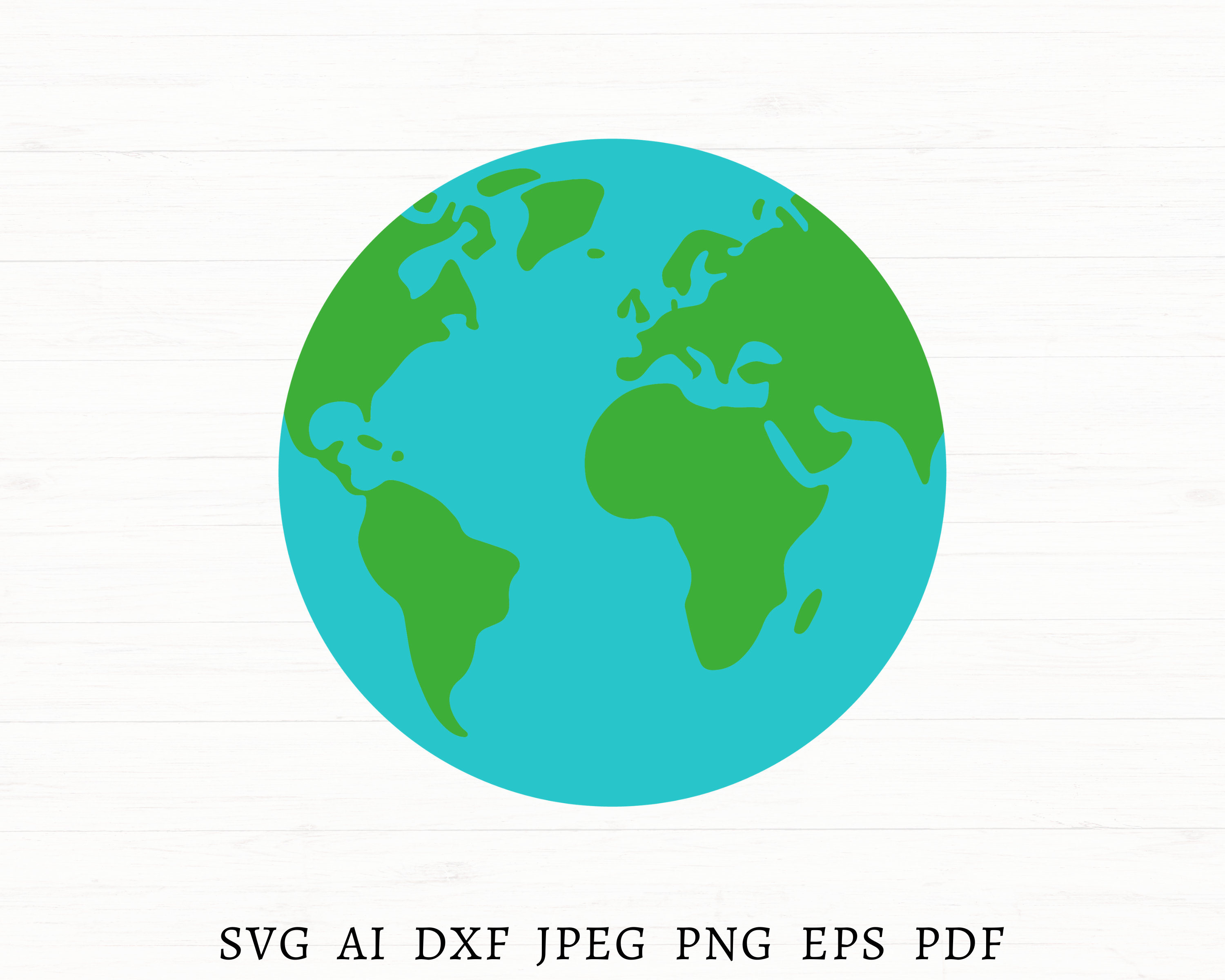 Earth Svg File, Earth Clipart, Earth Svg File for Cricut, Earth Png ...