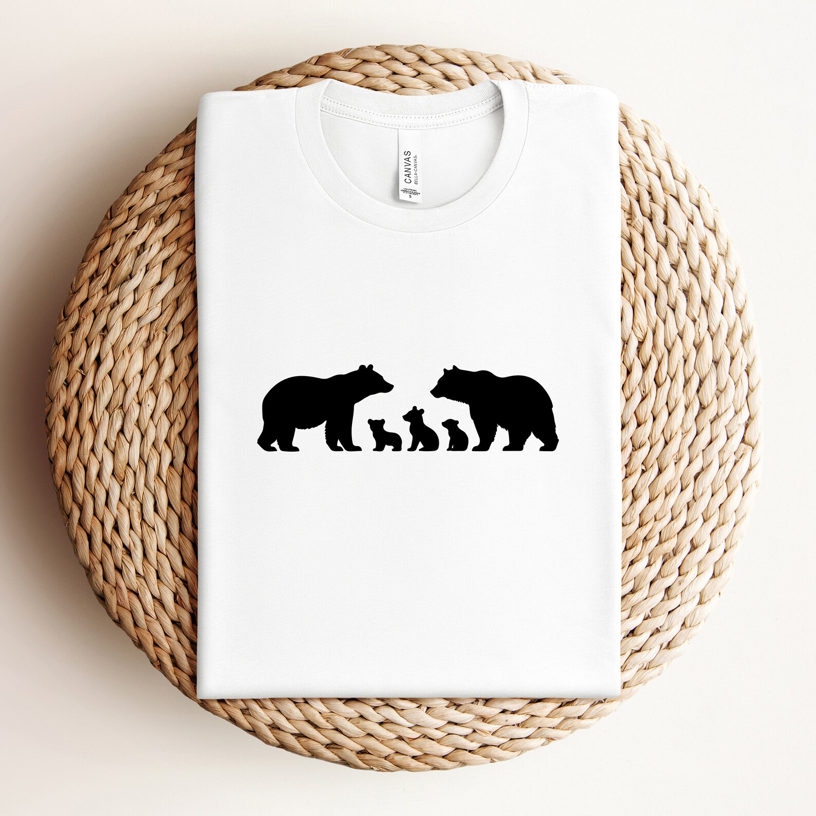 Bear Family Svg File, Bear Family Silhouette, Bear Svg, Bear Clipart ...