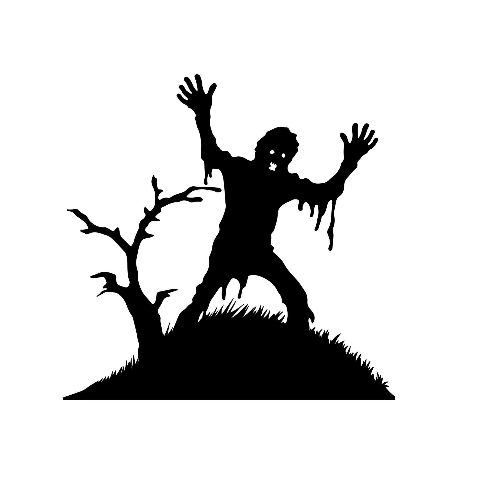 Zombie Svg, Halloween Design, Halloween Svg, Halloween Decor, Zombie ...