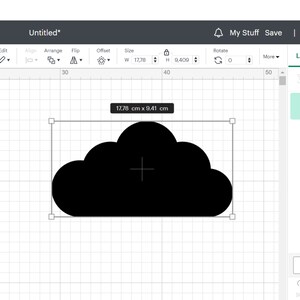 Cloud Svg, Cloud Cut File, Cloud Silhouette, Cloud Vector File, Svg ...