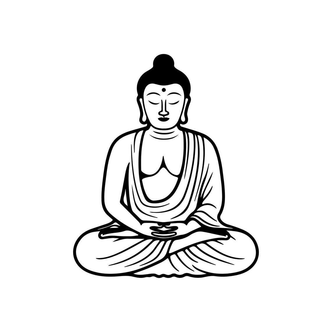 Buddha Svg, Buddha Design, Buddha Png, Svg Files for Cricut, Meditation ...