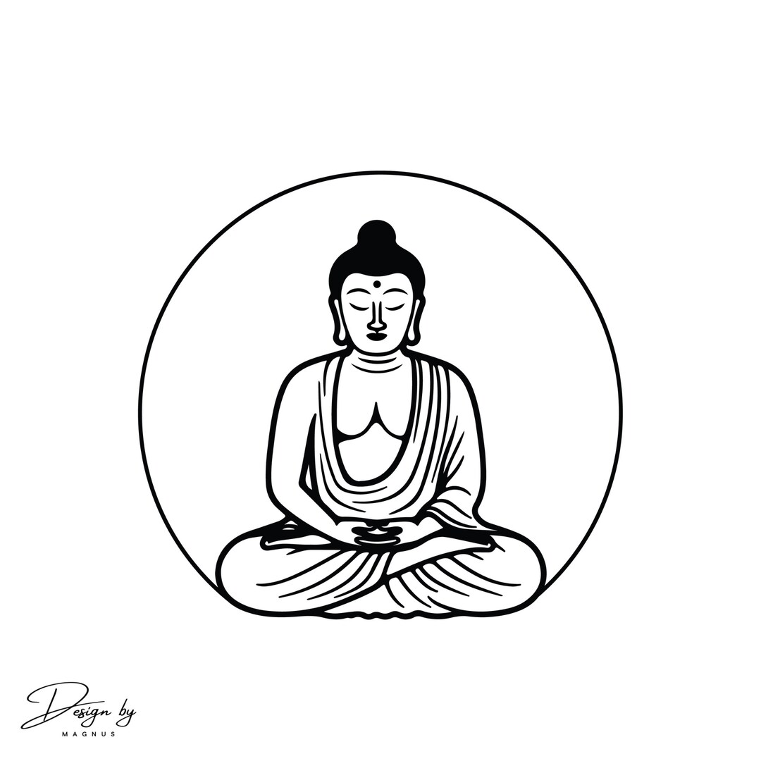 Buddha Svg, Buddha Design, Buddha Png, Svg Files for Cricut, Meditation ...