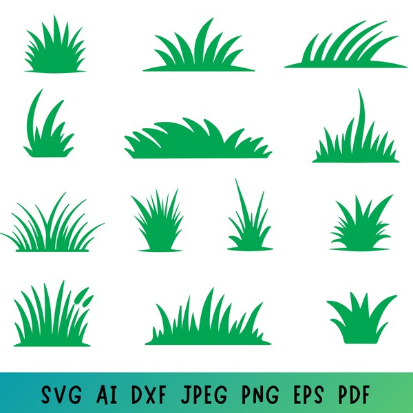 Grass Svg - Etsy