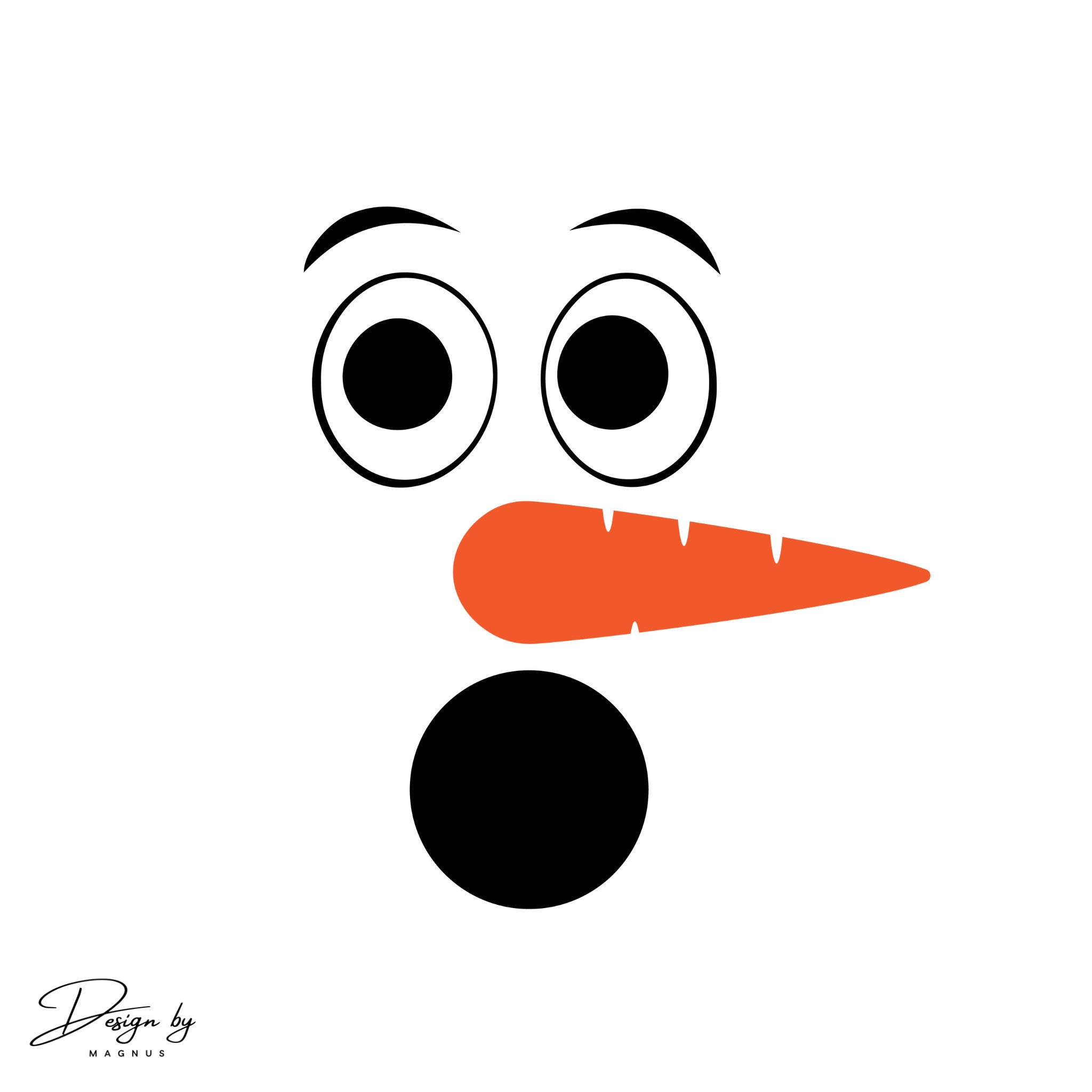 Snowman Face Svg, Snowman Face for Christmas Ornament, Christmas ...