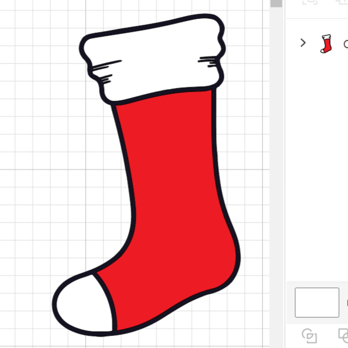 Christmas Stocking Svg, Christmas Svg File, Christmas Stocking Clipart ...