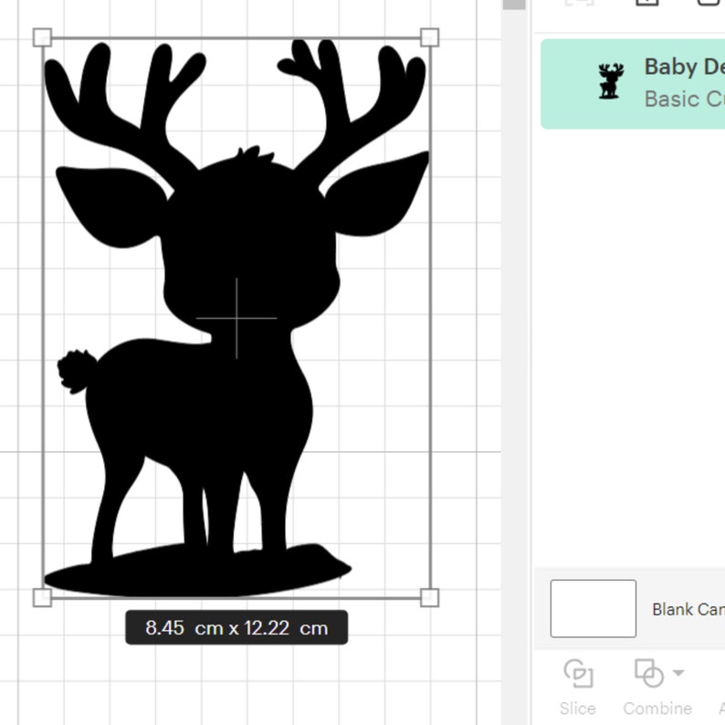Archivo SVG de reno bebé, arte vectorial navideño, archivo SVG de reno ...