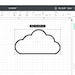 Cloud Svg, Cloud Cut File, Cloud Silhouette, Cloud Vector File, Svg ...