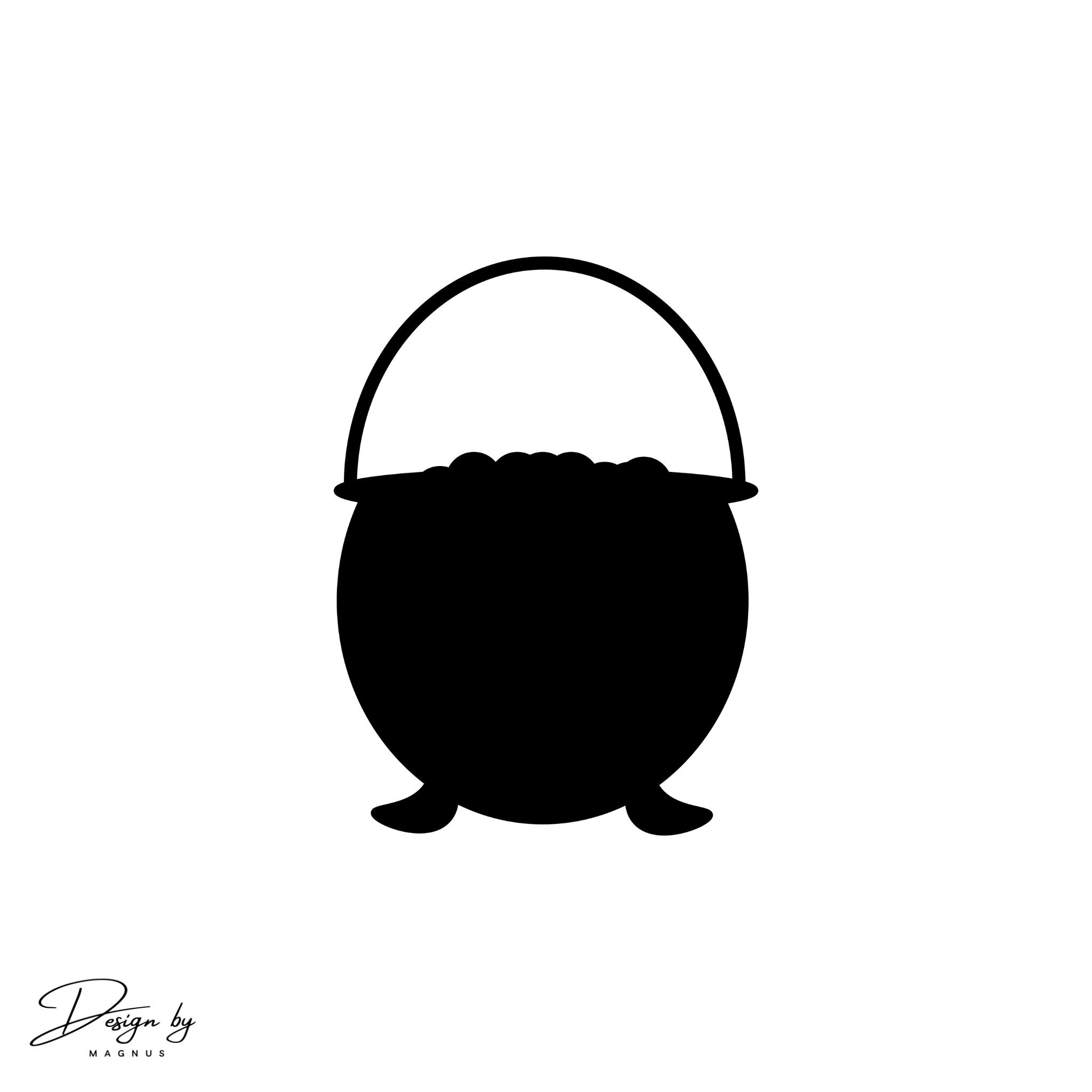 Witch Cauldron Svg, Halloween Svg, Halloween Clipart, Witch Cauldron ...