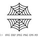 Spider Web Monogram Svg File, Halloween Monogram, Halloween Svg, Spider ...