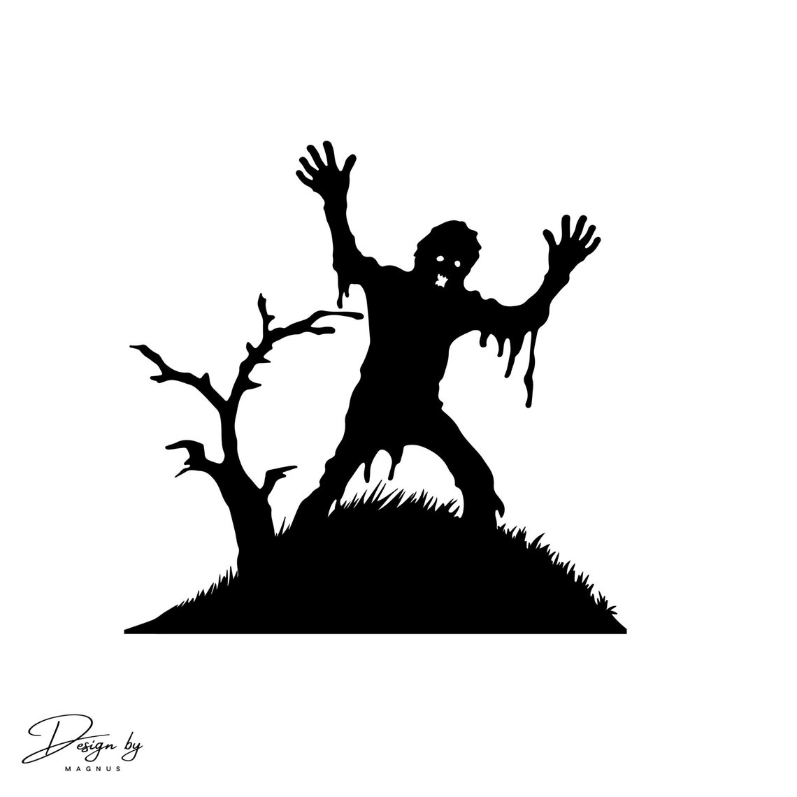 Zombie Svg, Halloween Design, Halloween Svg, Halloween Decor, Zombie ...