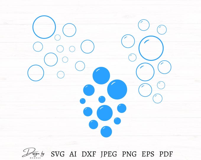 Bubbles Svg Png Bubbles Svg Images Bubbles Svg Files for Cricut Water Bubbles Soap Bubbles Svg ...