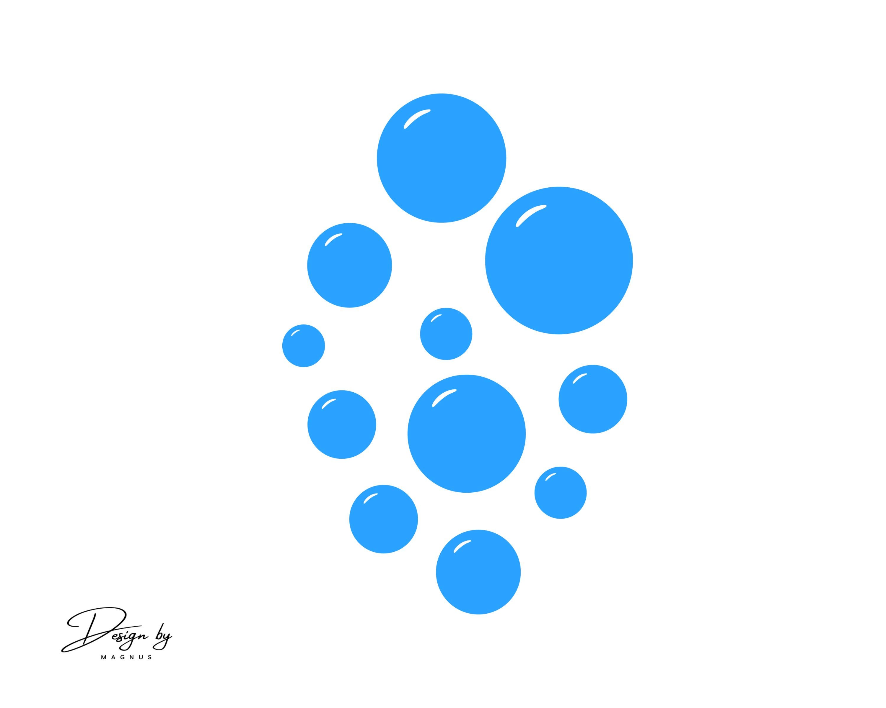 Water Bubbles SVG, Bubbles Cut File for Cricut, Water Bubbles Clipart ...