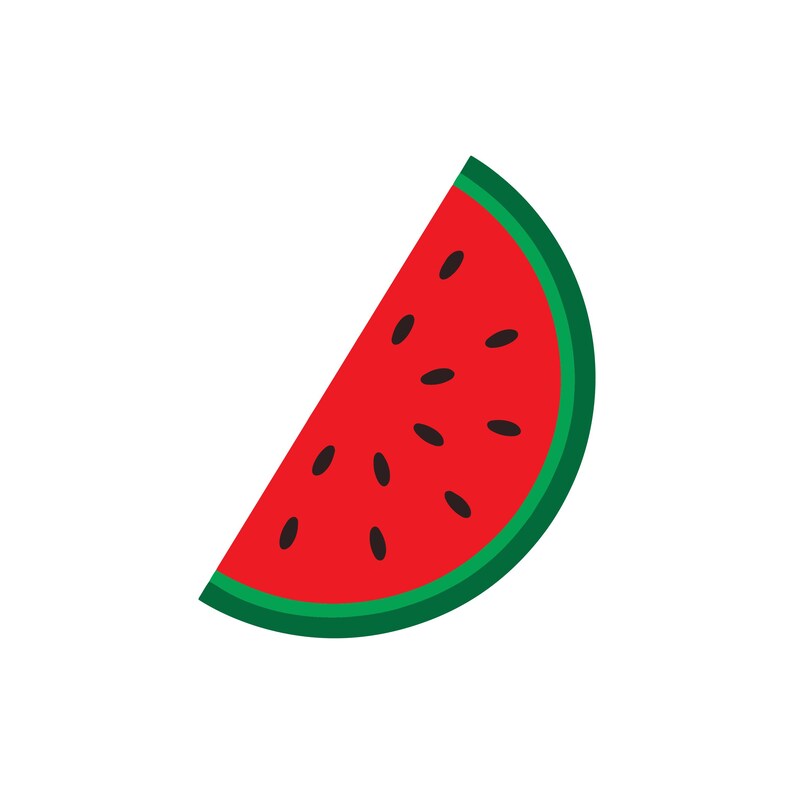 Watermelon Svg Bundle 5 Designs, Layered Watermelon Slices Svg ...