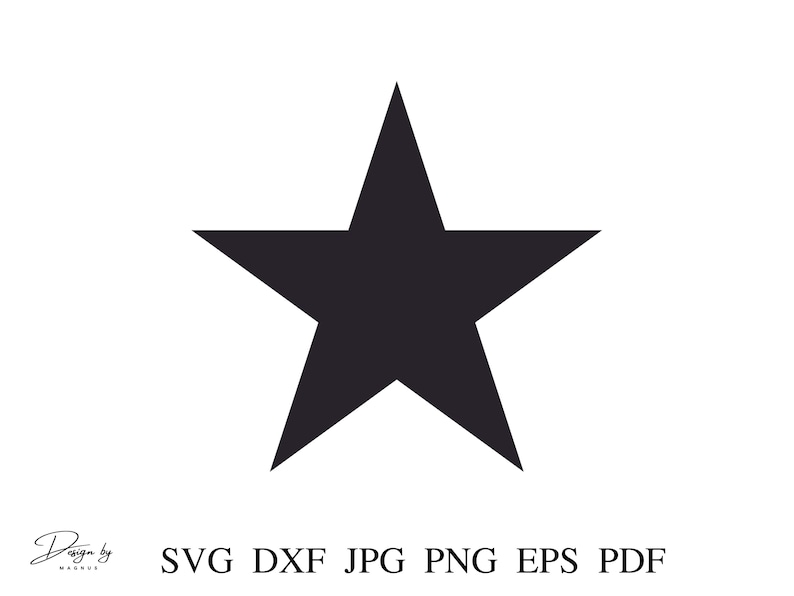 Star Svg, Star Shape Cut File, Star Clipart, Star Design for Cricut ...