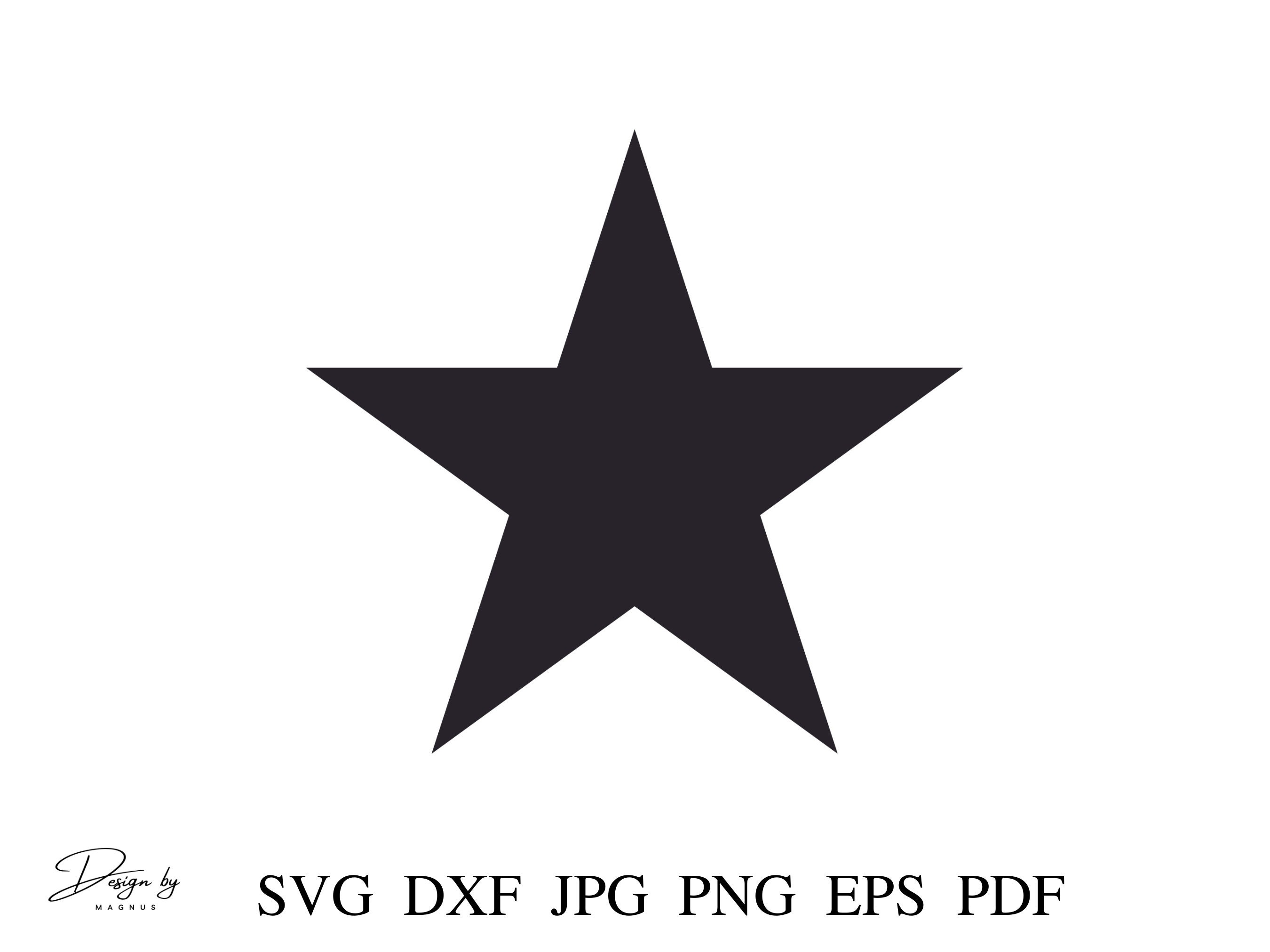 Star Svg, Star Shape Cut File, Star Clipart, Star Design for Cricut ...