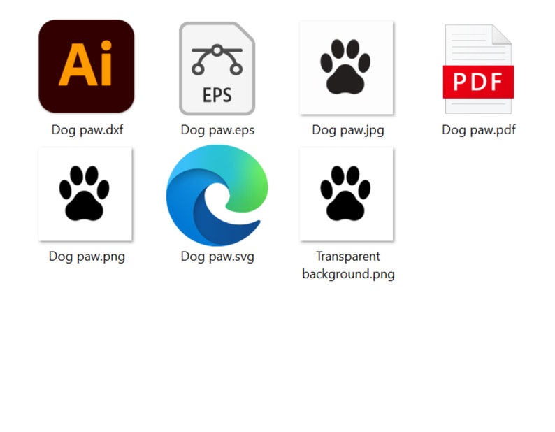 Dog Paw Svg, Paw Print Svg, Paw Print Outline, Dog Svg, Animal Paw Silhouette, Dog Paw Png, Eps ...