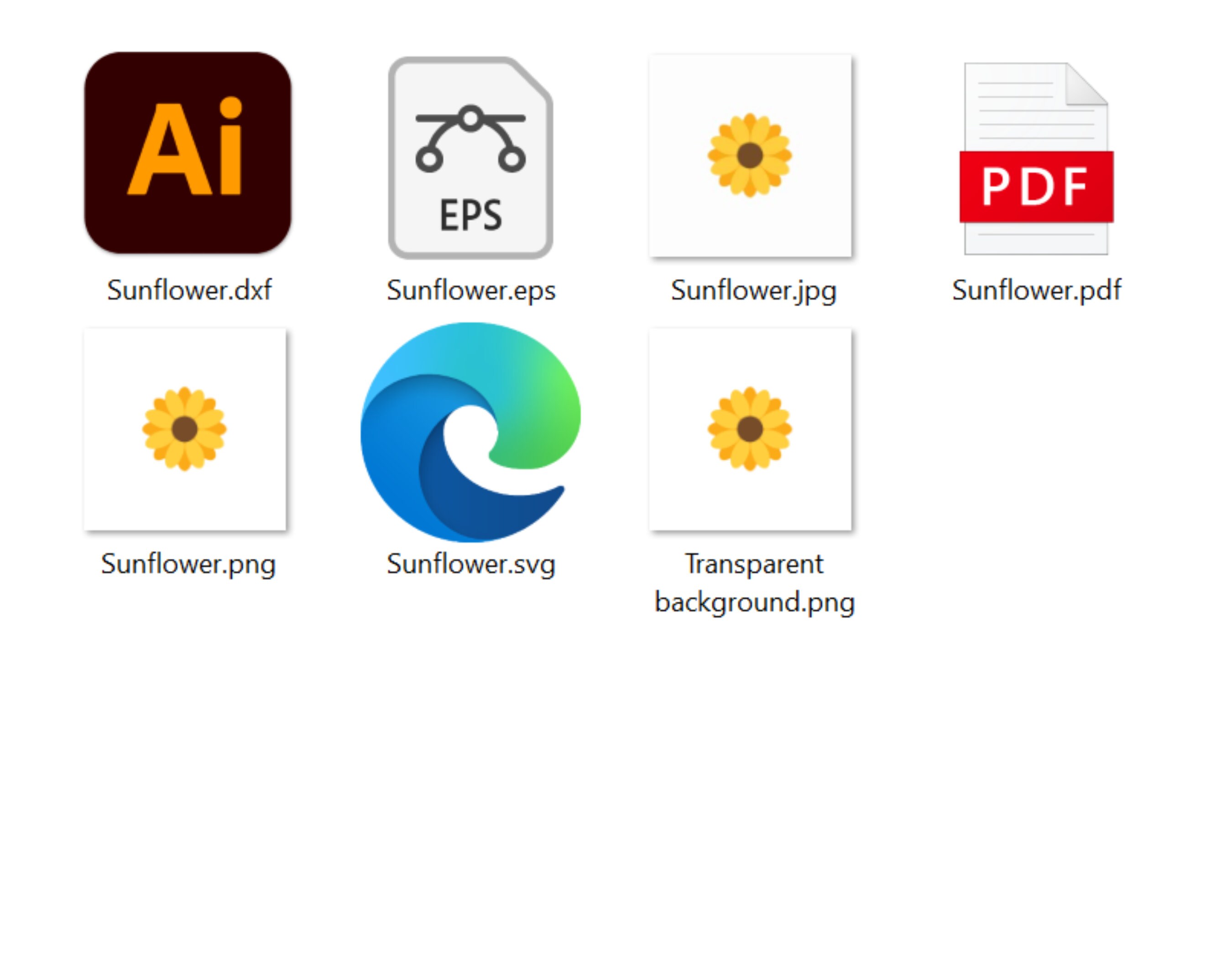 Sunflower Svg, Simple Sunflower Design, Floral Svg, Flower Svg ...