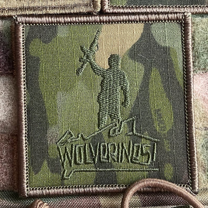 Multicam Tropic Wolverines 3" X 3" Morale Patch W/ Hook Back - Made in USA Red Dawn - Etsy