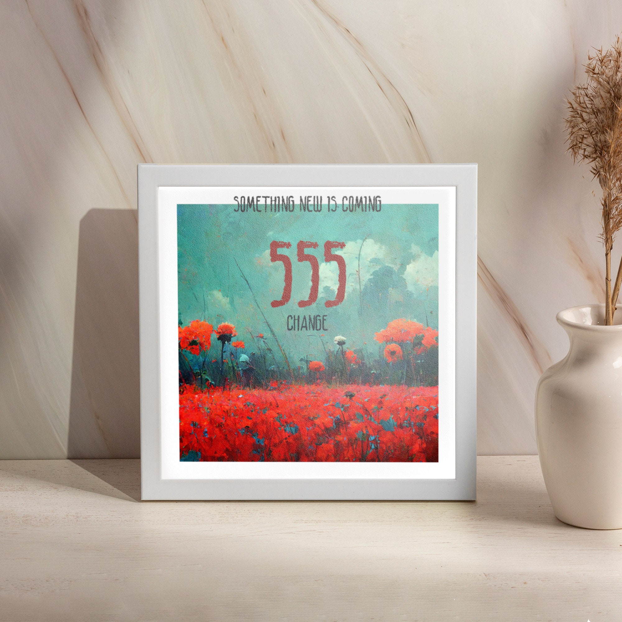 Angel Numbers Series 555 Change, Digital Wall Print, Gallery Wall Print ...