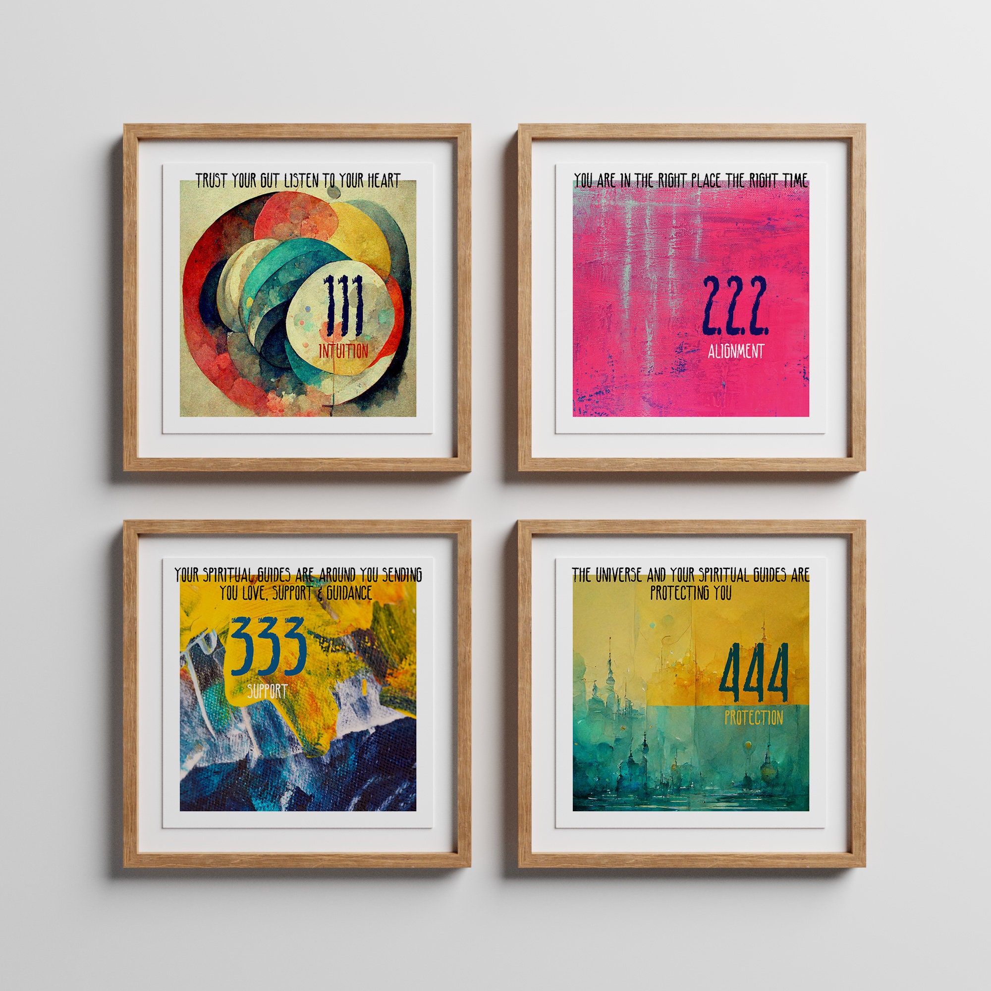 Angel Numbers Series 555 Change Digital Wall Print Gallery - Etsy