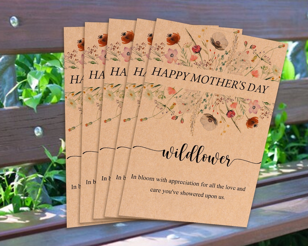 Mother's Day Seed Packets Celebrate Mom's Blossoming Garden Seed ...