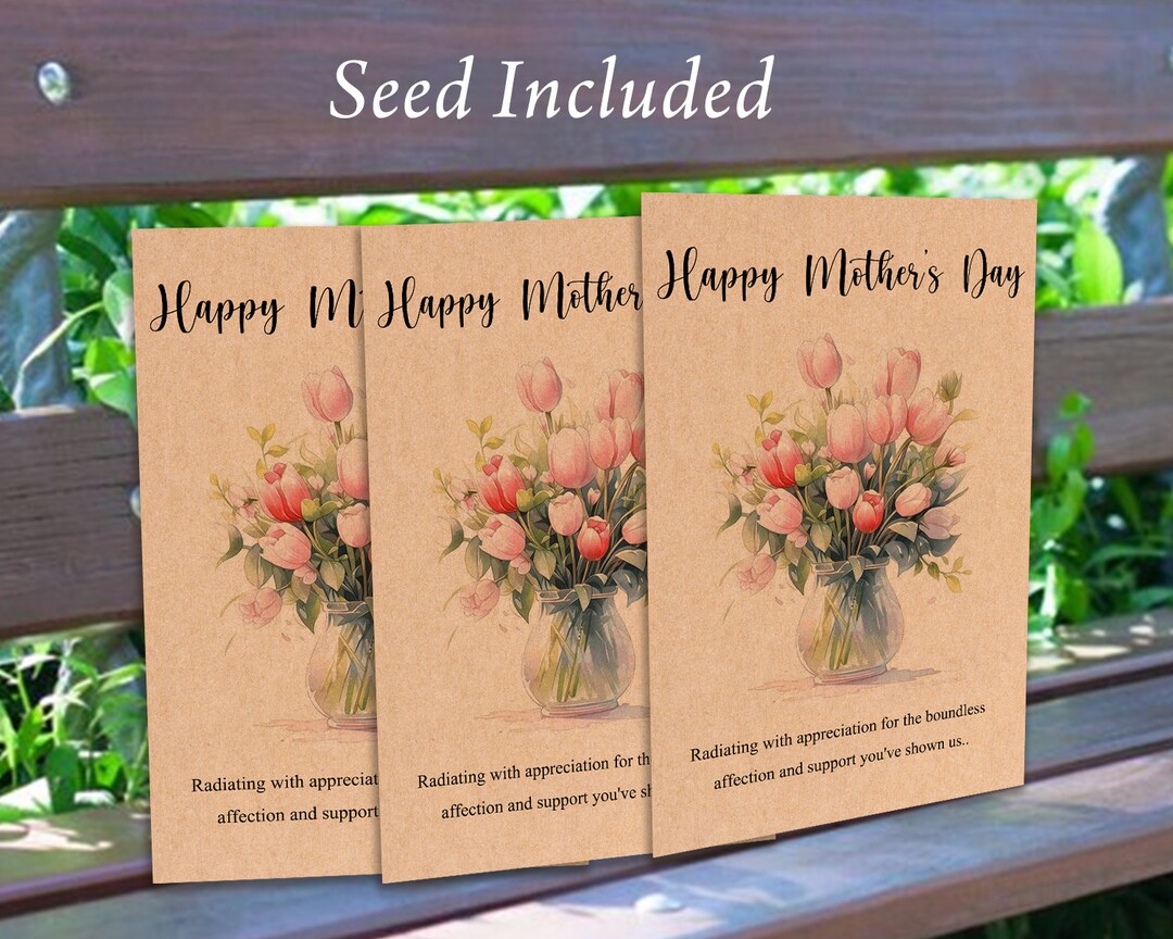 Mother's Day Seed Packets Celebrate Mom's Blossoming Garden Seed ...