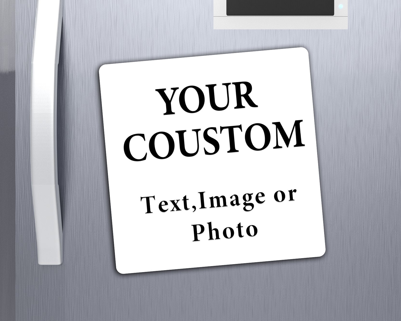 Personalized Gift Photo Magnets Custom Text Photo Fridge Magnet for ...