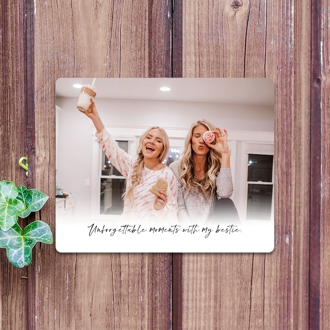 Personalized Photo Fridge Magnets Set for Vacation for Best Friend ...