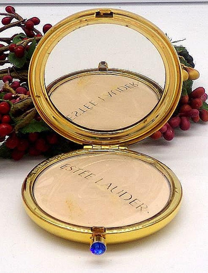 Estee Lauder Powder Compact...september Angel...lucidity Transparent - Etsy
