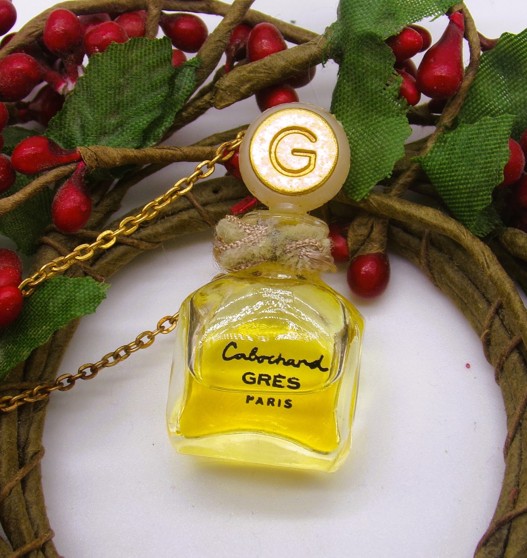 Cabochard Gres Bottle Necklace - Etsy