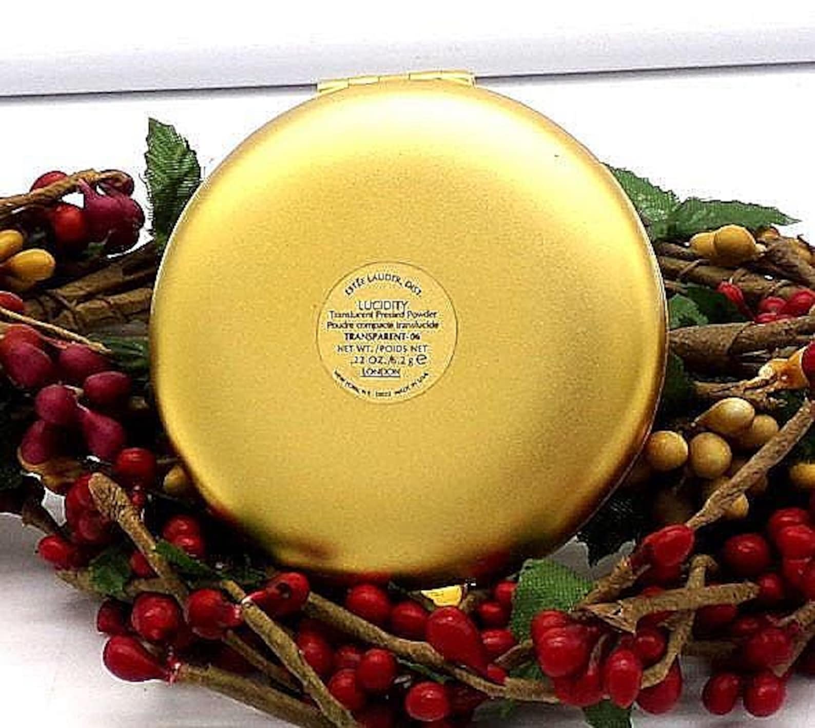 Estee Lauder Compact for Pressed Powder...intertwined Ring De - Etsy