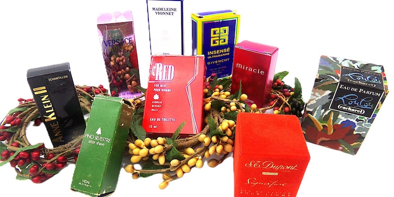 Mini Perfume Lot of 9 All With Boxes, Sample Sizes - Etsy